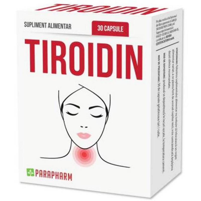 Tiroidin, 30 capsule, Parapharm - SamDistribution.ro