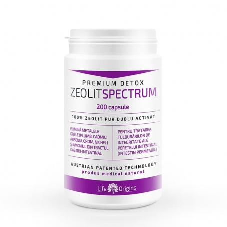 Zeolit Spectrum x 200 capsule, Life Origins - SamDistribution.ro