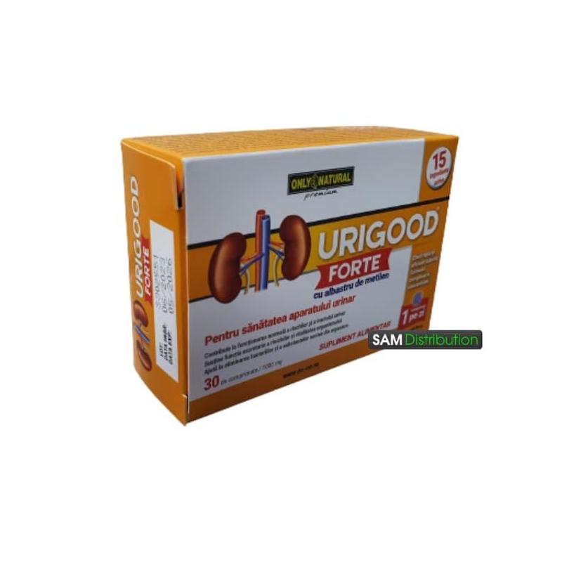 Urigood Forte, 30 comprimate, Only Natural - SamDistribution.ro