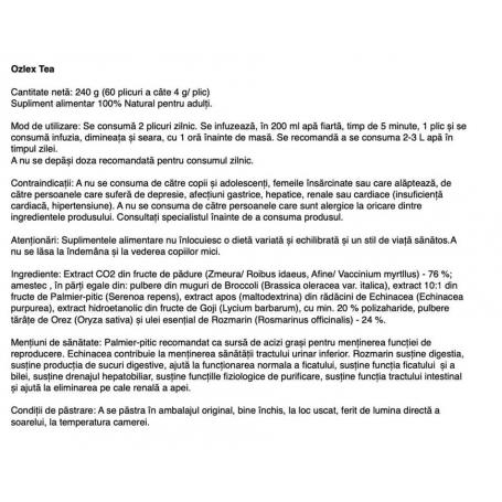 Ozlex Tea Ceai turcesc pentru slabit, 60 x 4 g